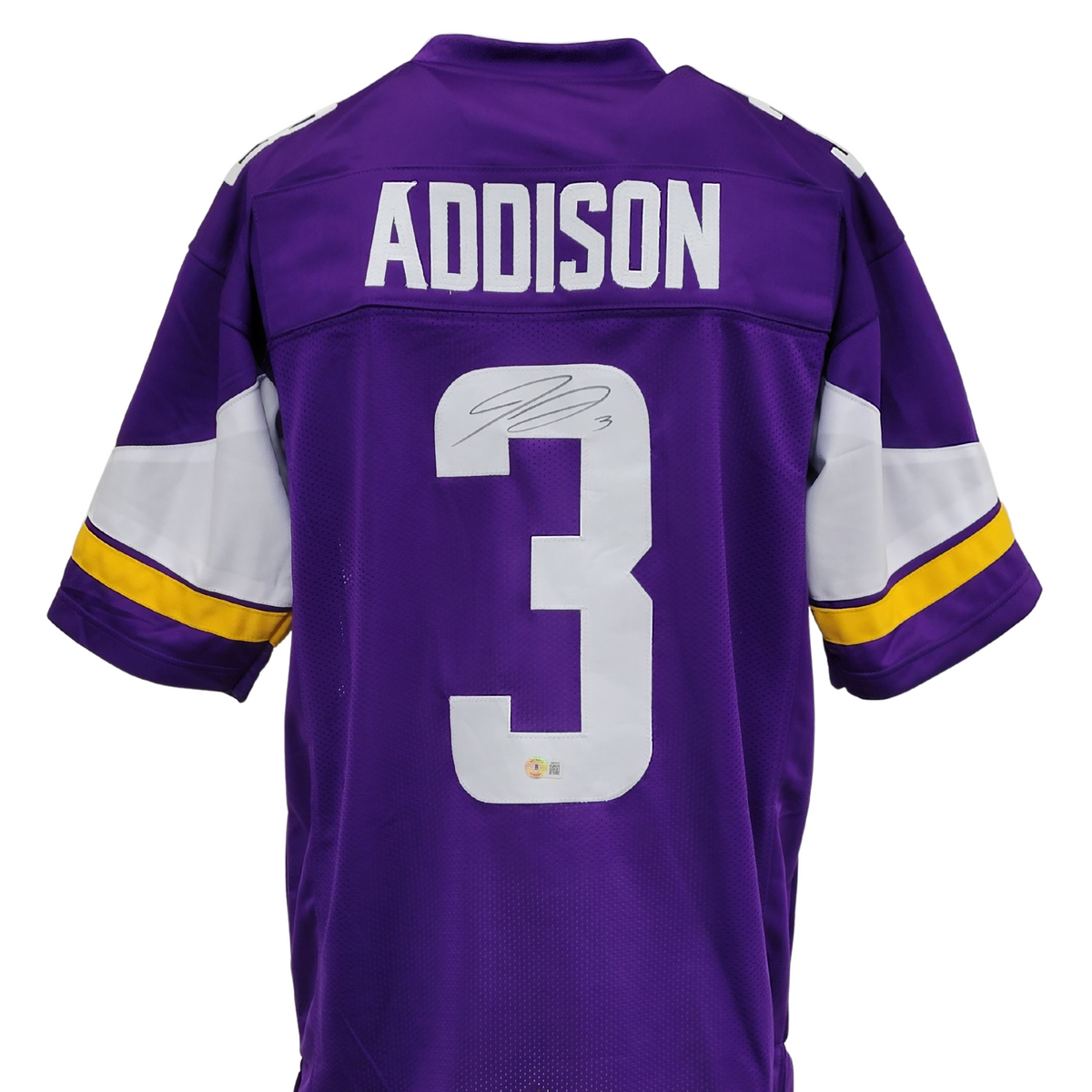 Jordan Addison Signed Player Purple Football Jersey — Universal Sports ...