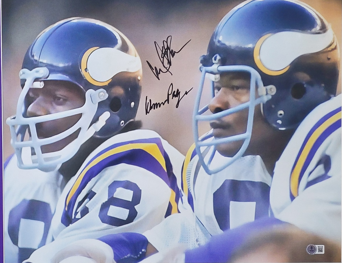 Alan Page and Carl Eller Dual Signed 16x20 Photo — Universal Sports ...