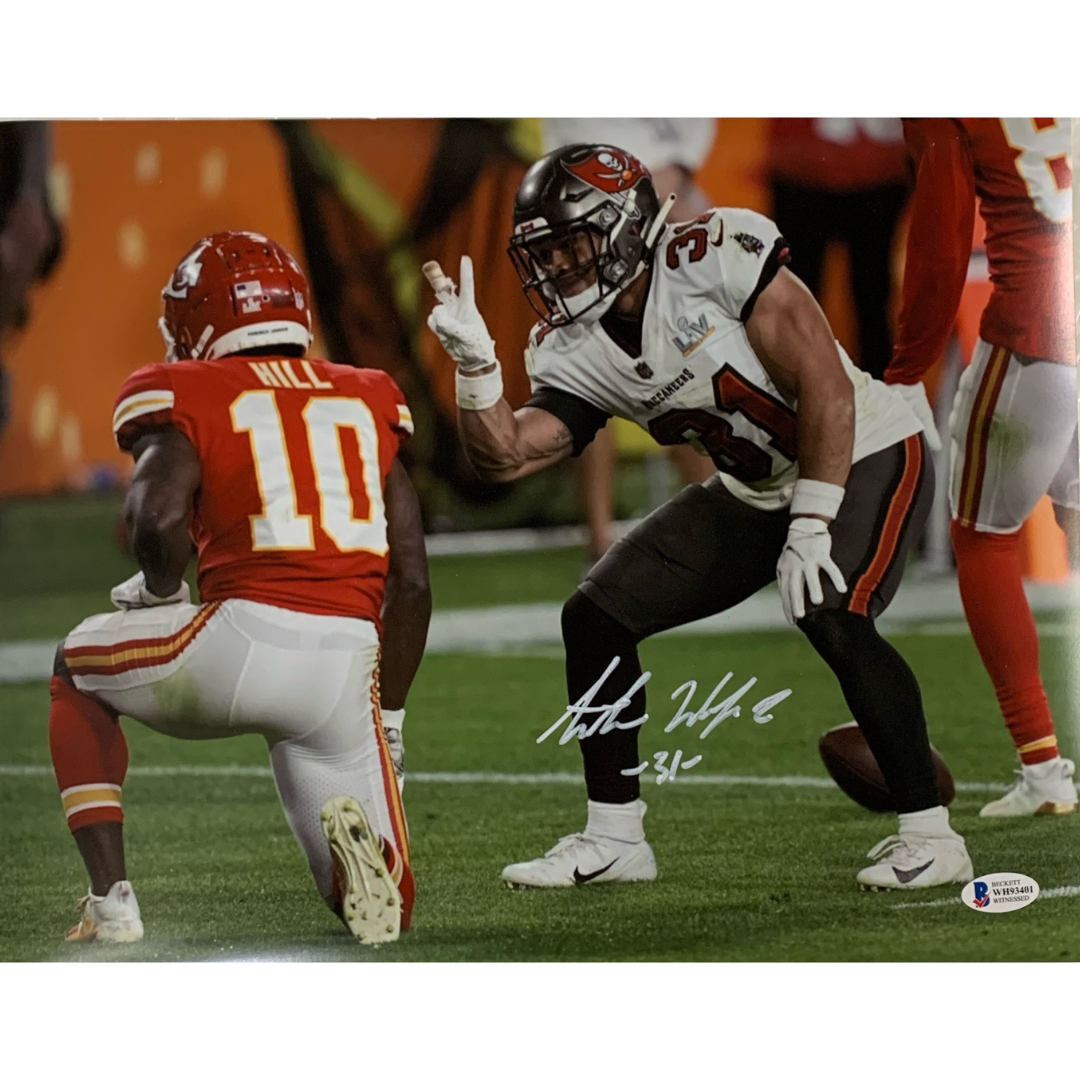 Antoine Winfield Jr Signed Tampa Bay Peace 11x14 Photo — Universal ...